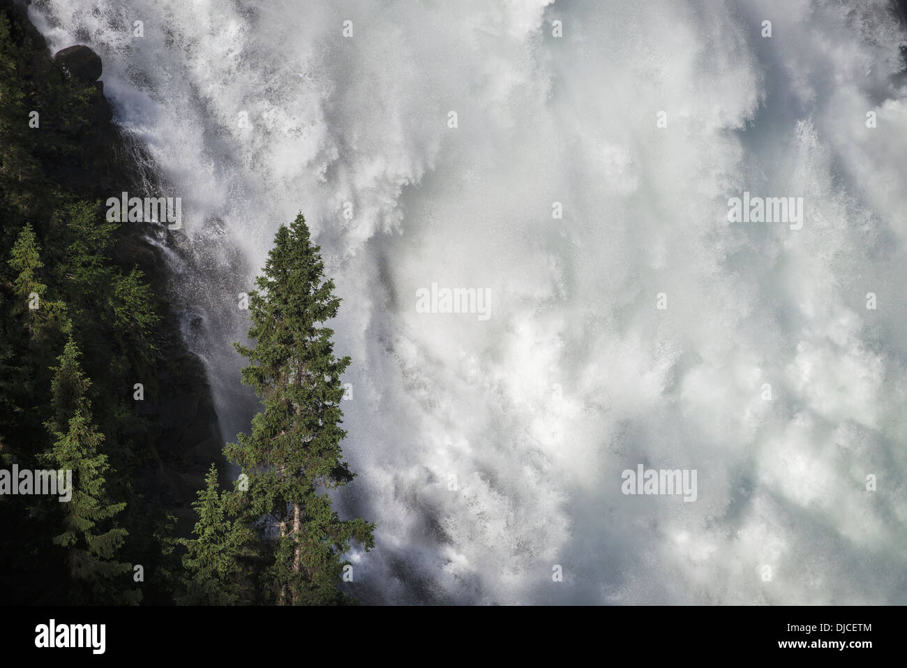 Kinuseo Falls, Monkman Provincial Park; British Columbia, Canada Stock ...