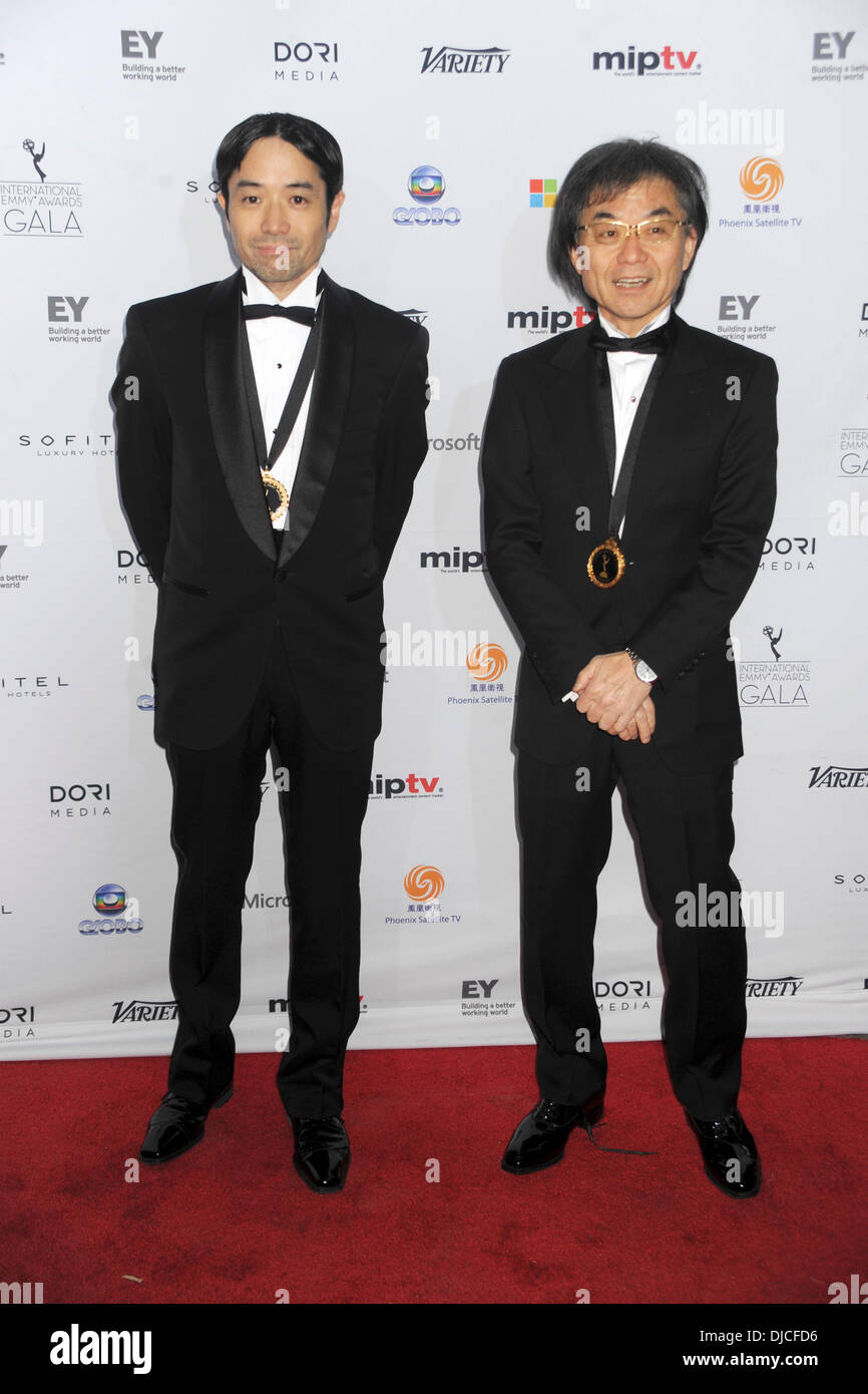 New York, NY, USA . 25th Nov, 2013. Masayuki Morikawa and Mamoru Inoue ...