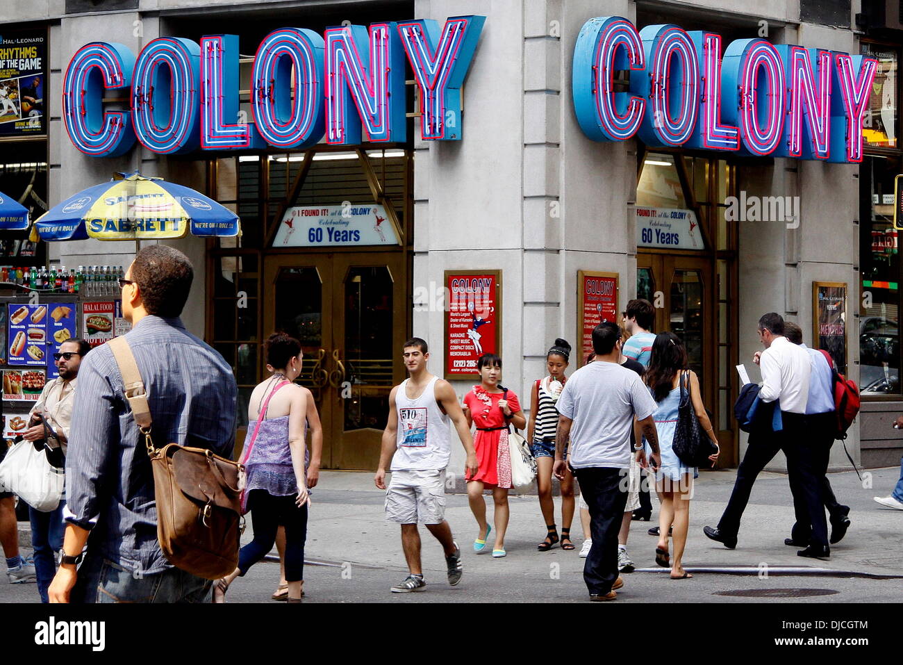 The famed store Colony Music, which caters to theatre performers ...