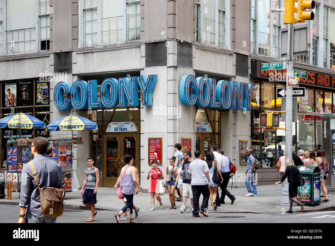 The famed store Colony Music, which caters to theatre performers ...