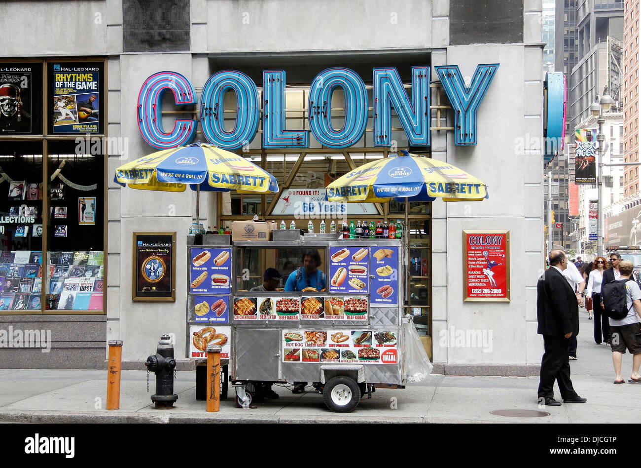 The famed store Colony Music, which caters to theatre performers ...