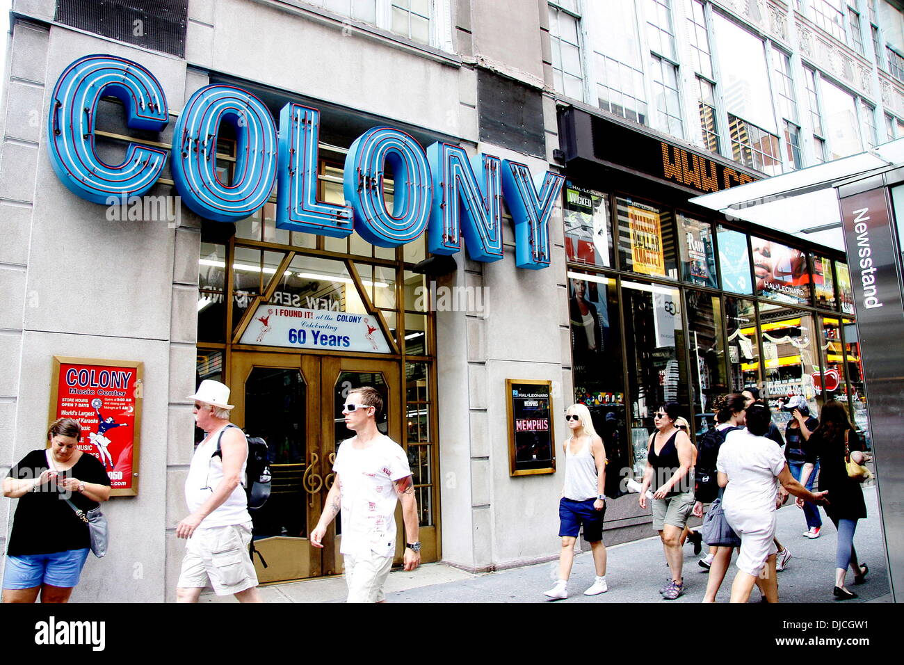 The famed store Colony Music, which caters to theatre performers ...