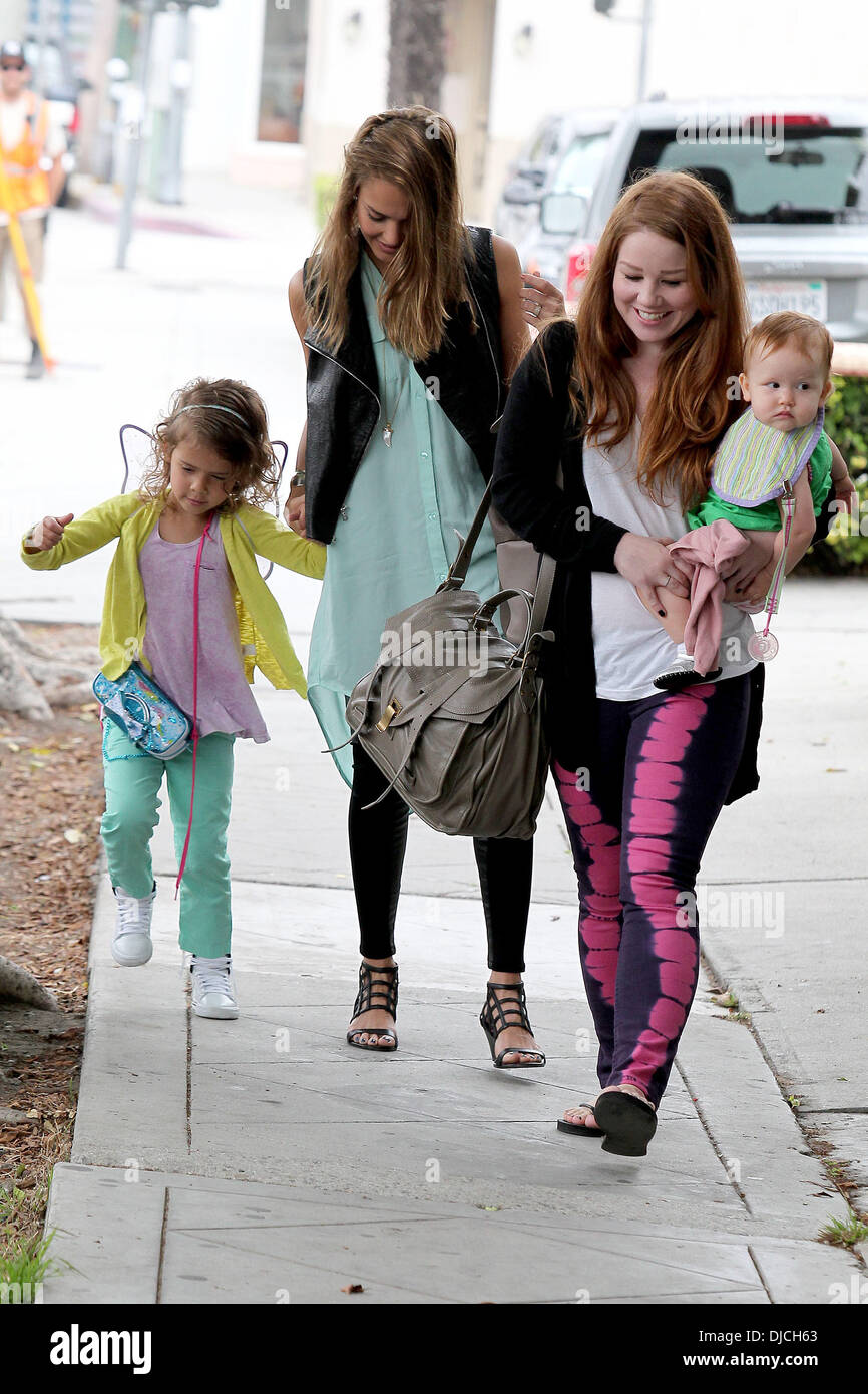 Jessica Alba Honor Marie Warren And Haven Garner Warren Jessica Alba