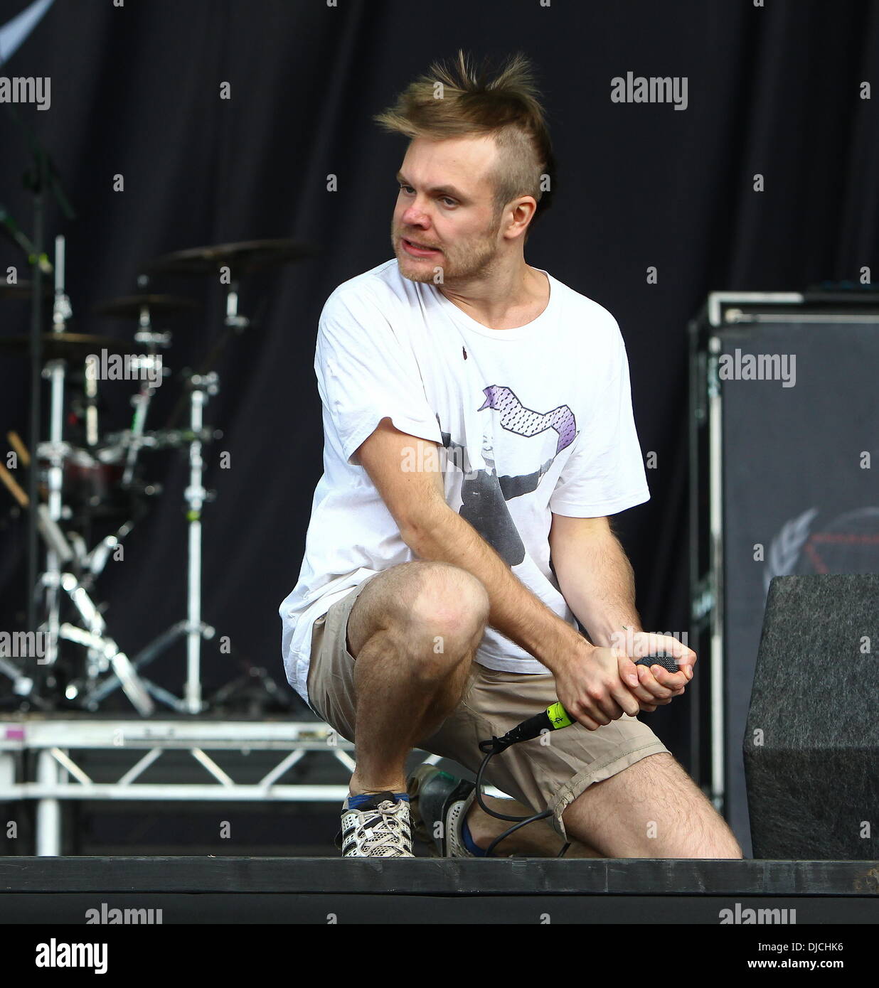 Roughton "Rou" Reynolds, Enter Shikari Reading Festival 2012 - Day One ...