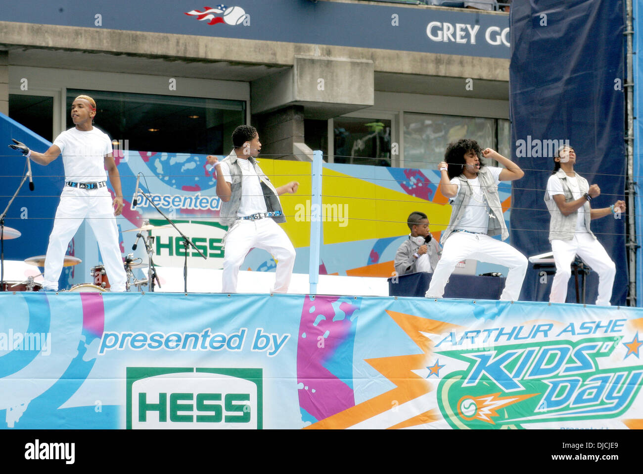Mindless Behavior Arthur Ashe Kids Day 2012, held at USTA Billie Jean ...