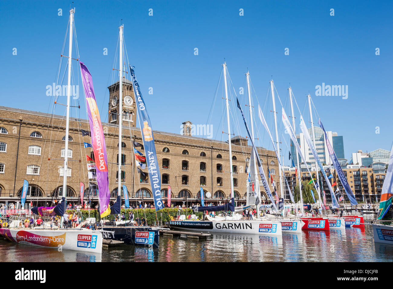 England, London, St Katherine's Dock Stock Photo - Alamy