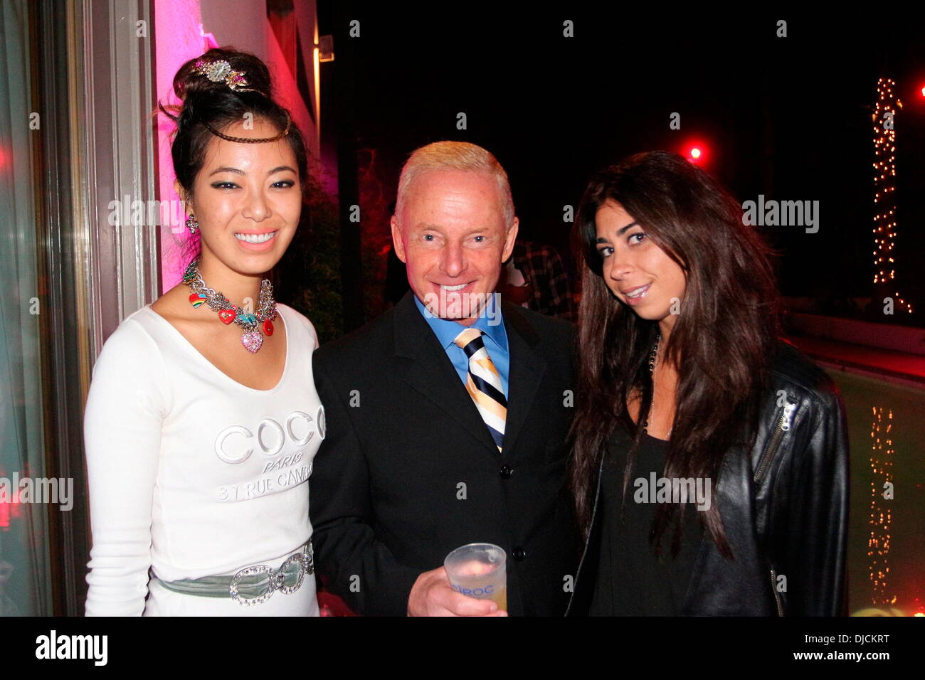 Guest, Elliot Mintz and Courtenay Semel Evan Ross celebrates his 24th ...