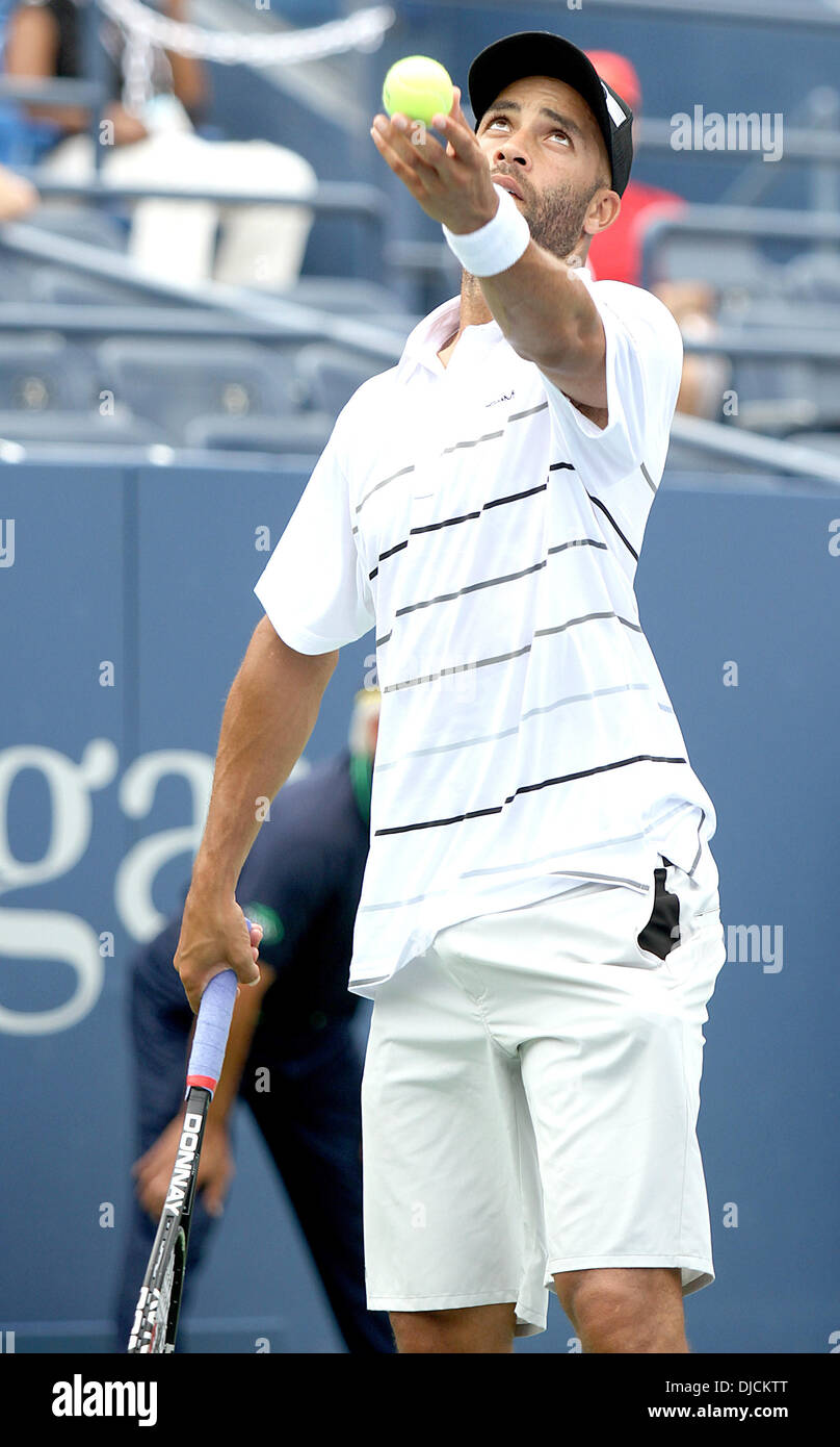 US Open 2012 Men's Match James Blake (USA) Vs. LuKas Lacko (SVK) with a ...