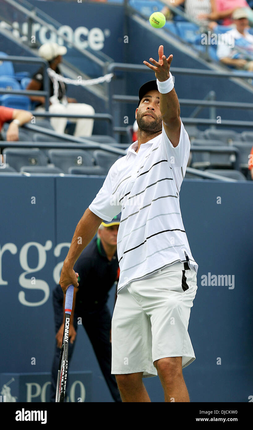 US Open 2012 Men's Match James Blake (USA) Vs. LuKas Lacko (SVK) with a ...