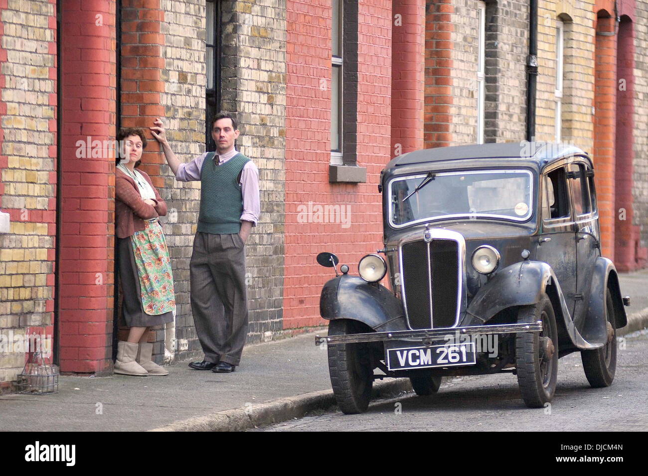 Jennifer Hennessy Filming scenes for ITV's new detective drama series ...