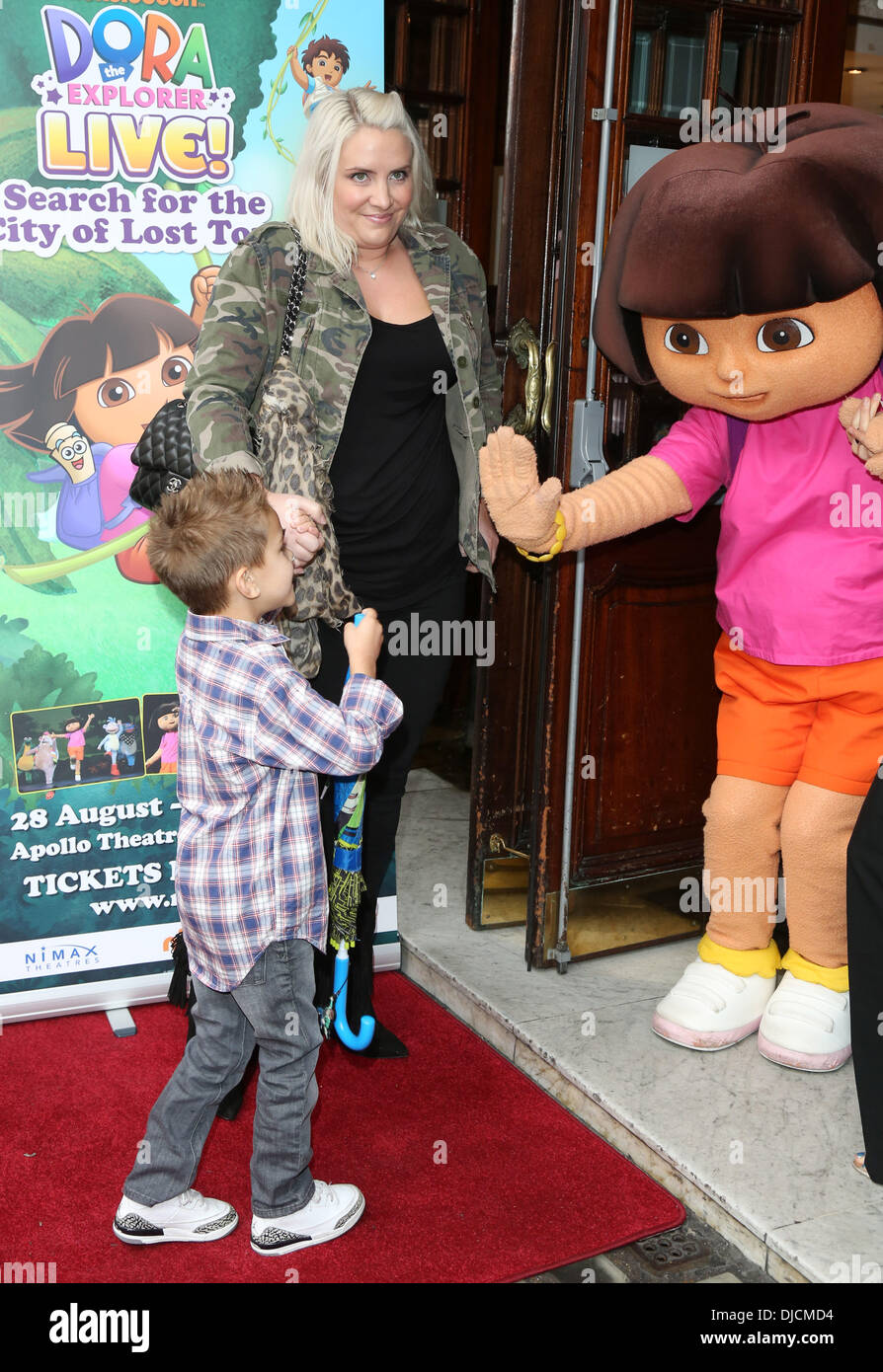 Claire Richards with her husband Reece Hill and children Charlie and ...