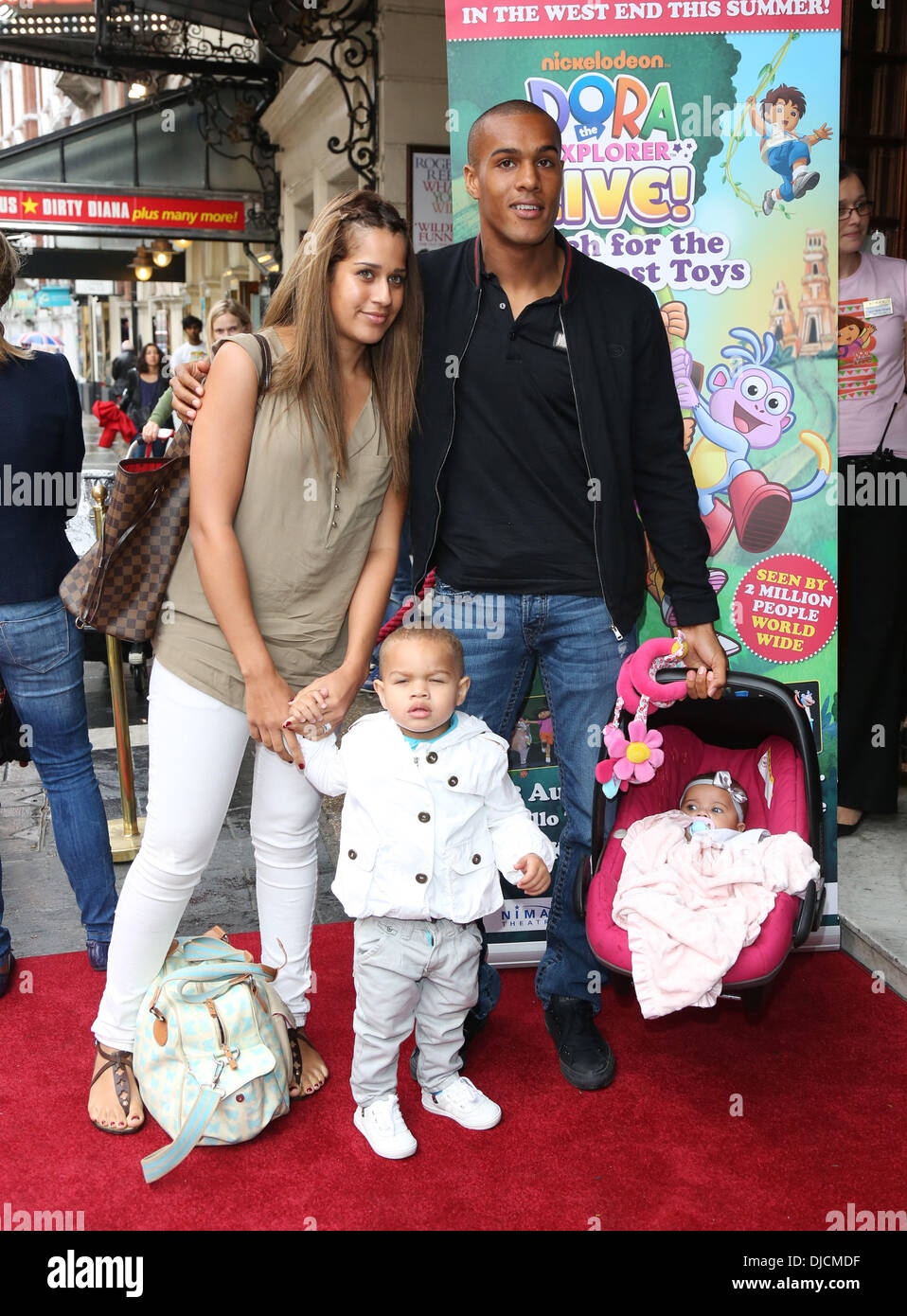 Jay Simpson with his girlfriend and children Celebrity & Press ...