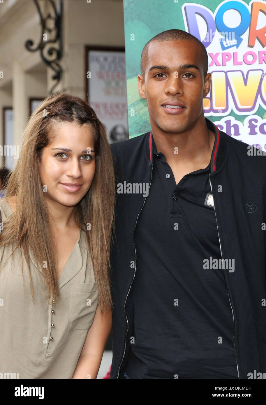 Jay Simpson with his girlfriend Celebrity & Press Performance of ...