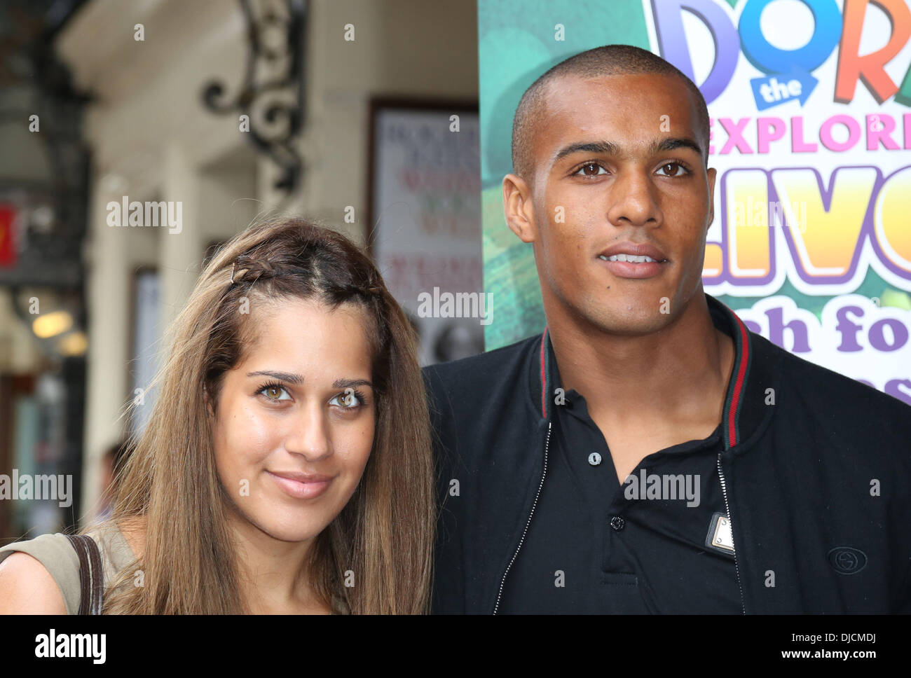 Jay Simpson with his girlfriend Celebrity & Press Performance of ...
