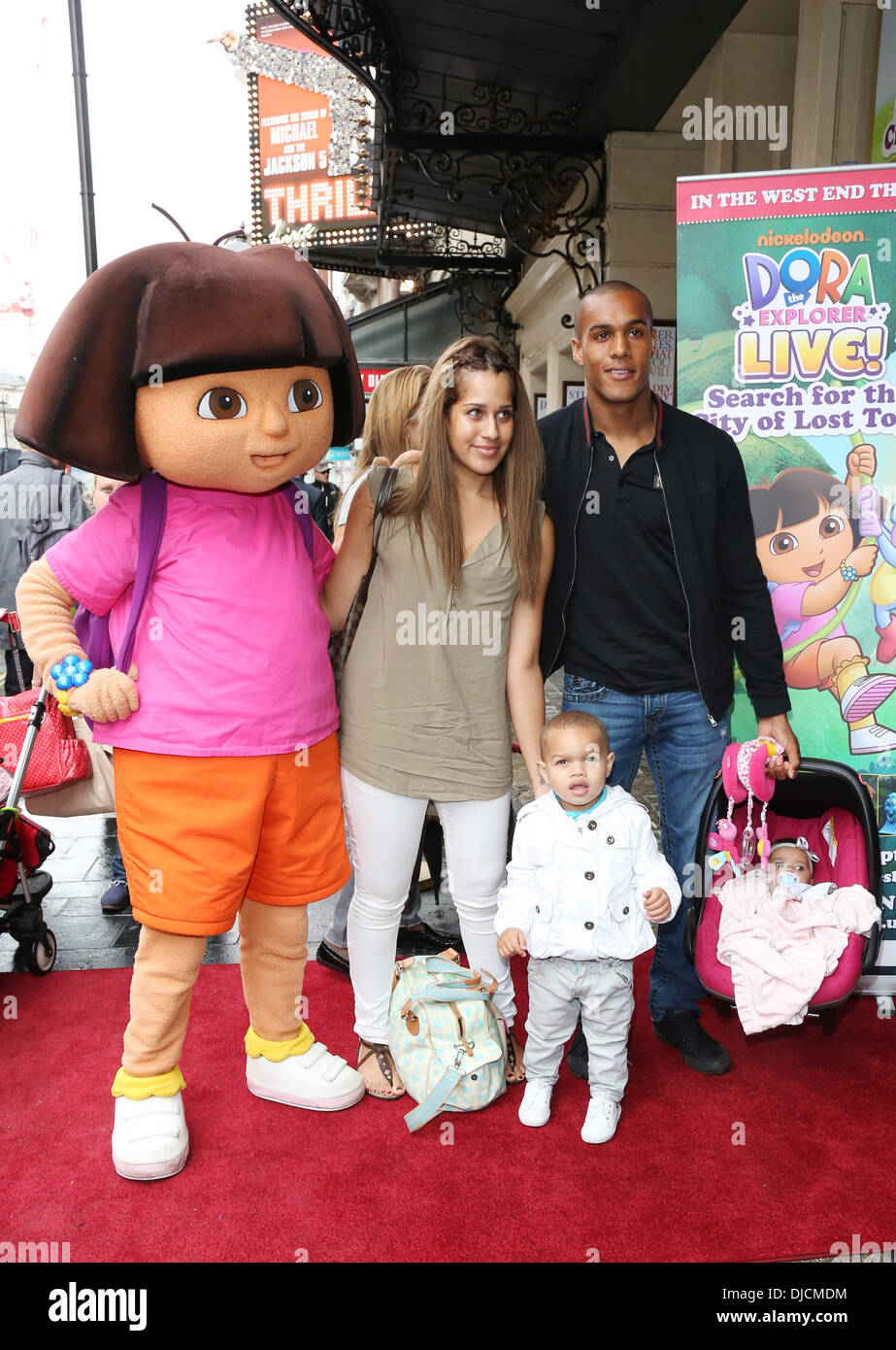Jay Simpson with his girlfriend and children Celebrity & Press ...