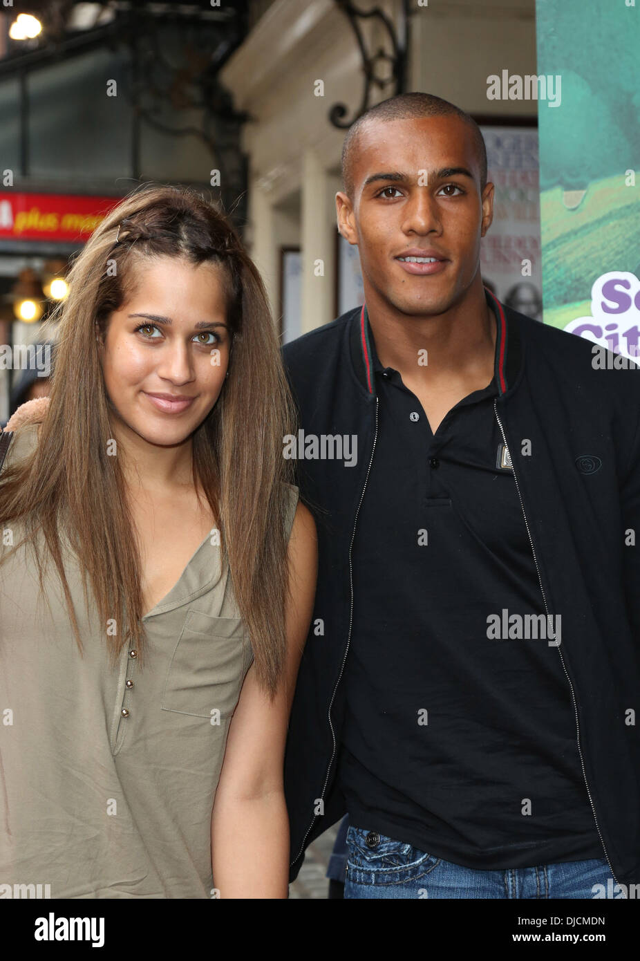 Jay Simpson with his girlfriend Celebrity & Press Performance of ...