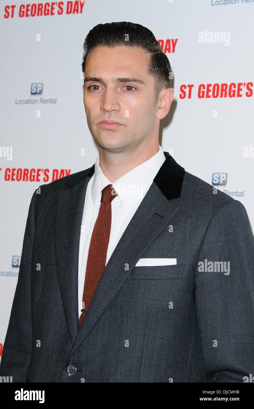 Reg Traviss The World Premiere of St. George's Day held at the Odeon ...