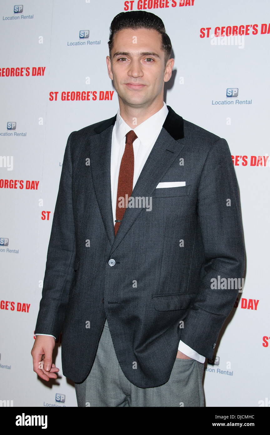 Reg Traviss The World Premiere of St. George's Day held at the Odeon ...