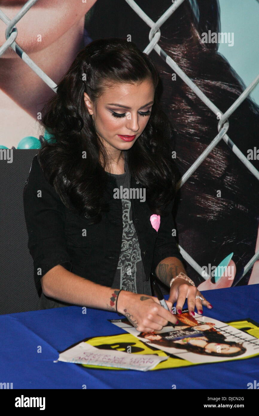 Cher Lloyd attends an autograph signing session for fans at Best Buy in ...