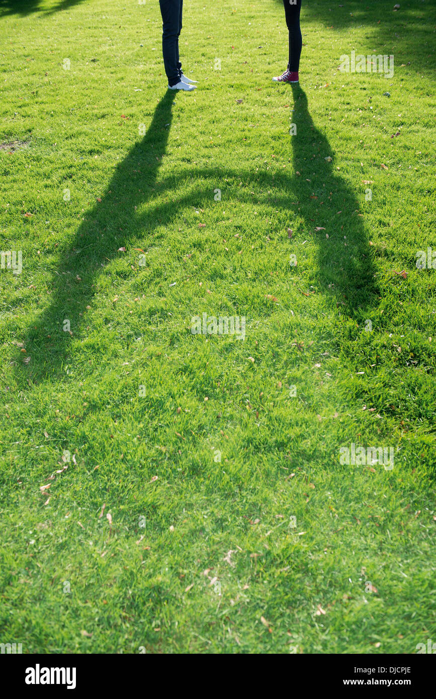 Human couple shadow hi-res stock photography and images - Alamy
