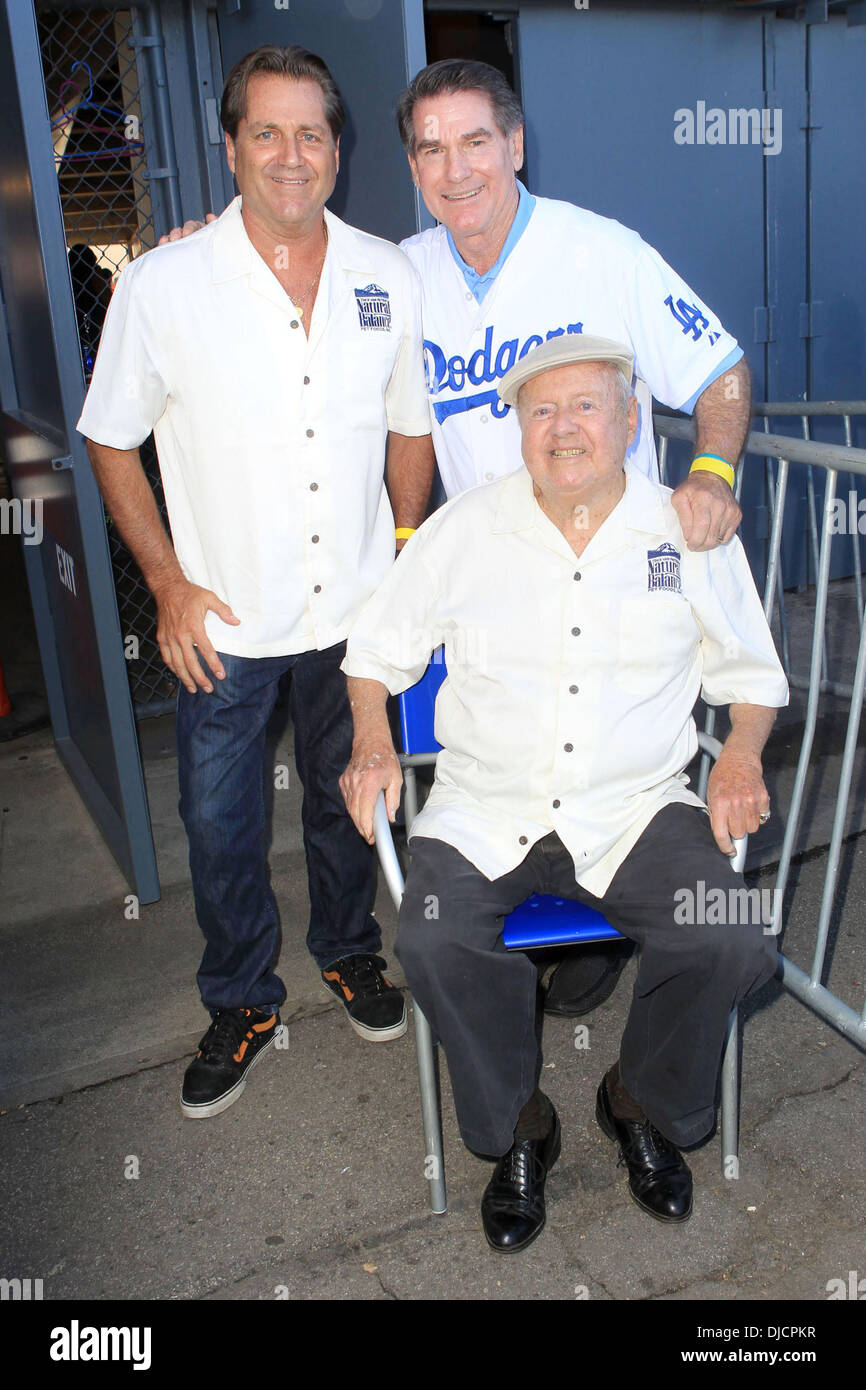 James Van Patten, Dick Van Patten, Steve Garvey Bark in the Park held ...