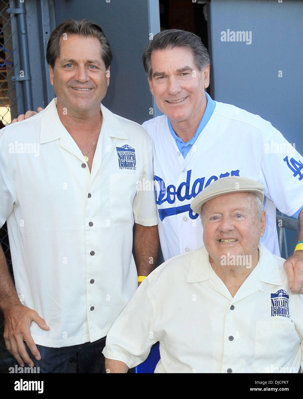 James Van Patten, Dick Van Patten, Steve Garvey Bark in the Park held ...