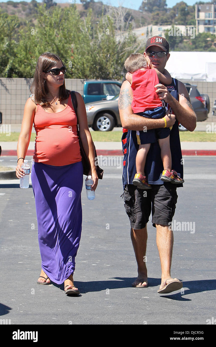 Siri Pinter, Carson Daly and Jackson James Daly Carson Daly arriving at ...