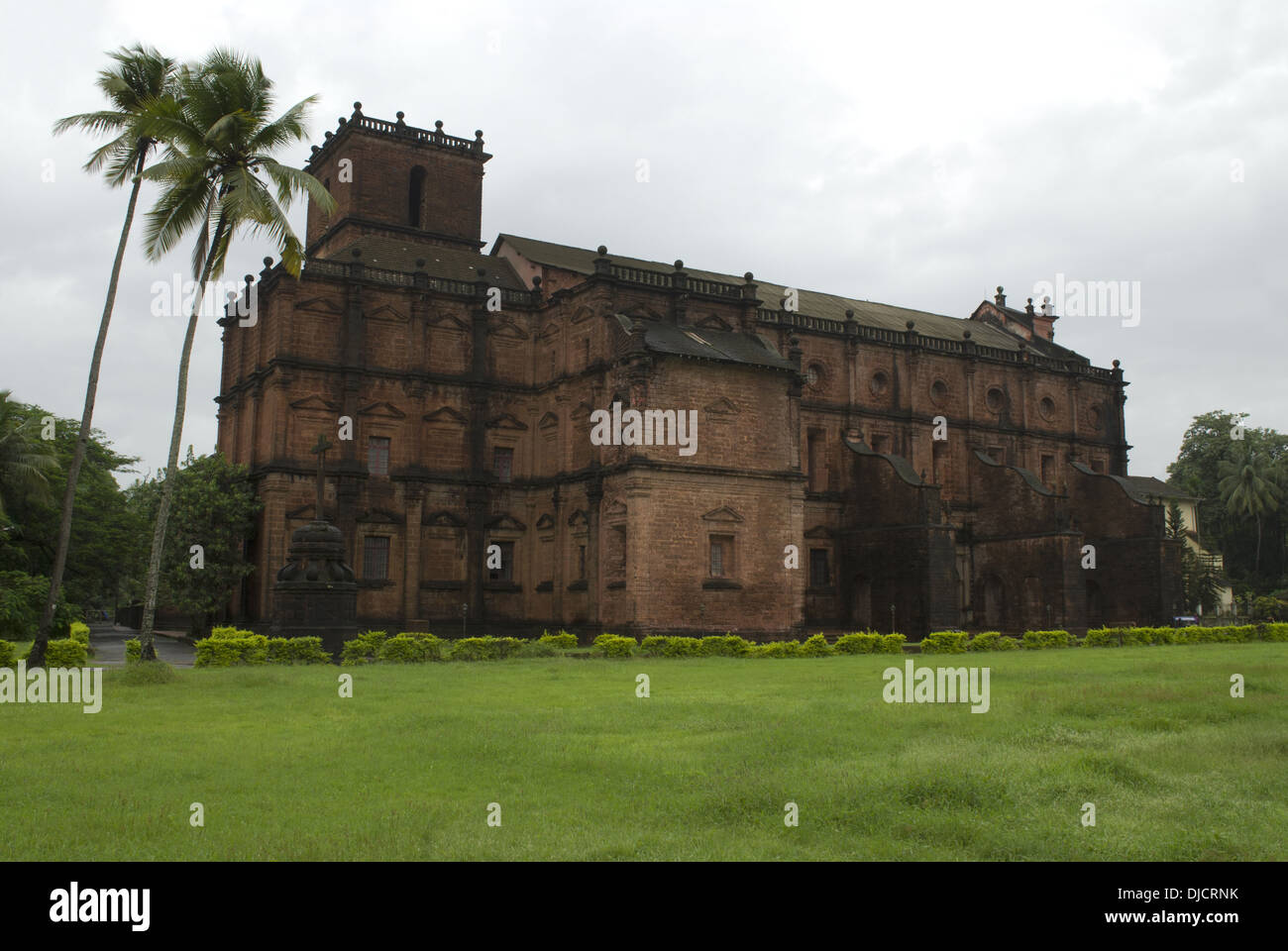 Side View of the Basilica of Bom Jesus. Old Goa, Goa India Stock Photo ...
