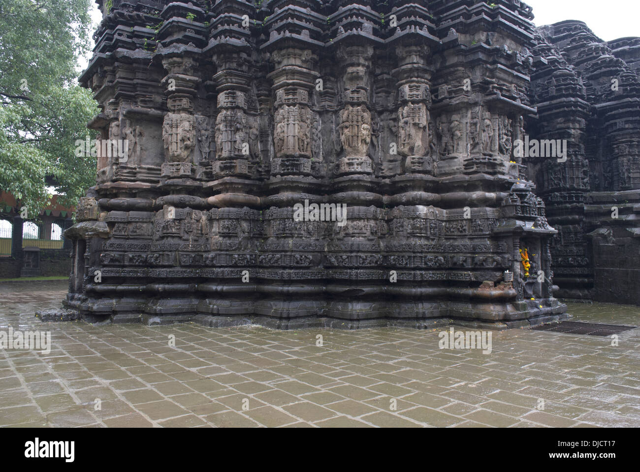 Amreshwar temple of Shiva, Lower portion of the main hall showing ...