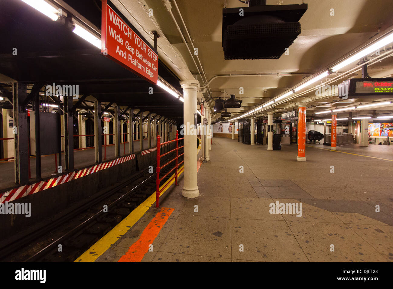 Times Square subway station, New York City, United States of America ...