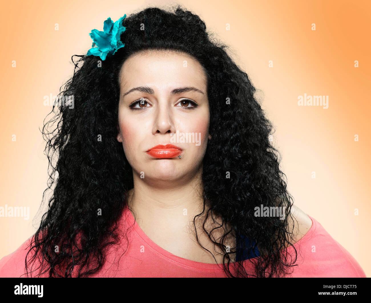 Head shoulders studio shot unhappy hi-res stock photography and images ...