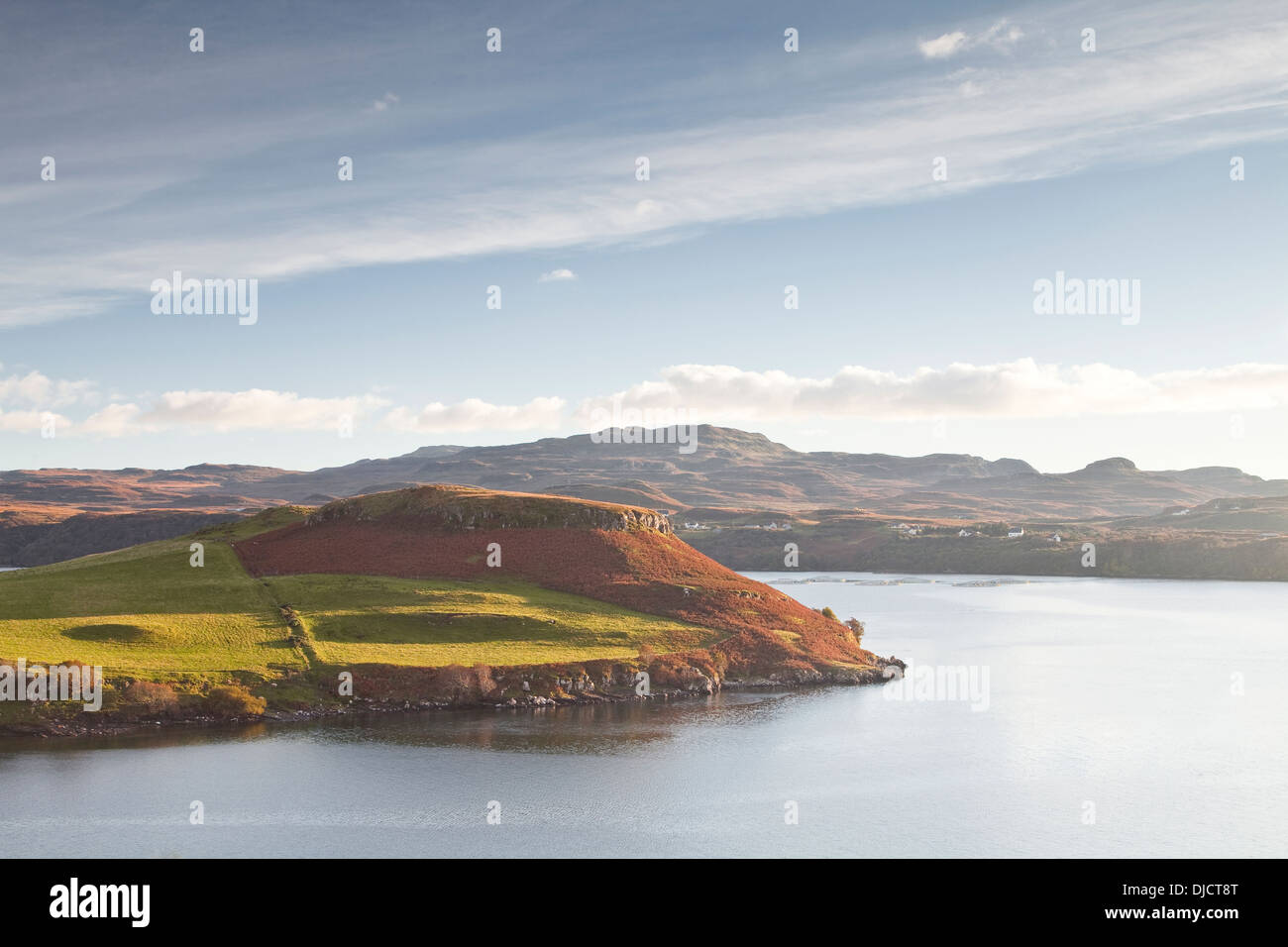 The calm waters of Loch Harport on the Isle of Skye Stock Photo - Alamy