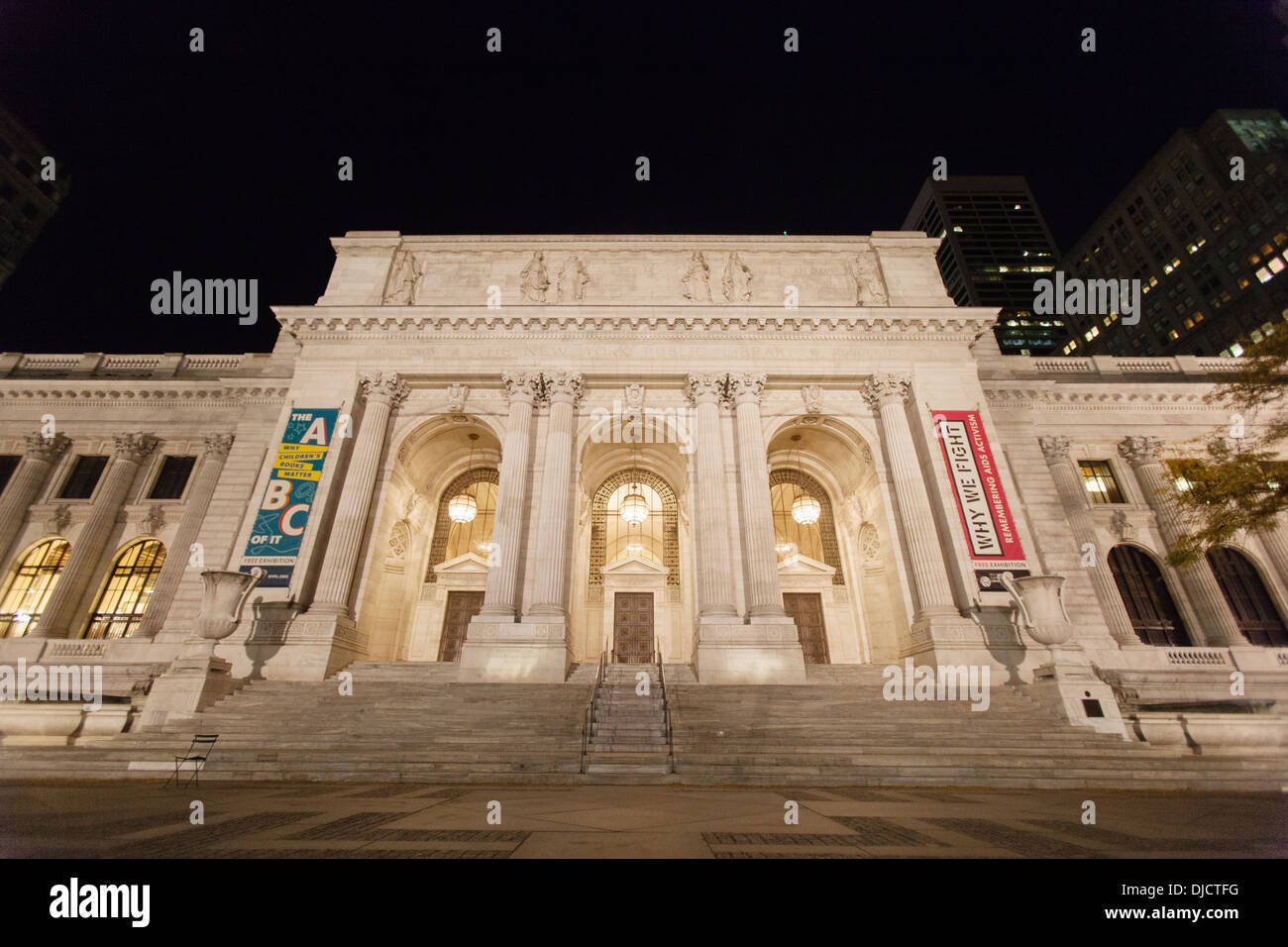 New York Public Library, Fifth Avenue, Manhattan, New York City, United ...