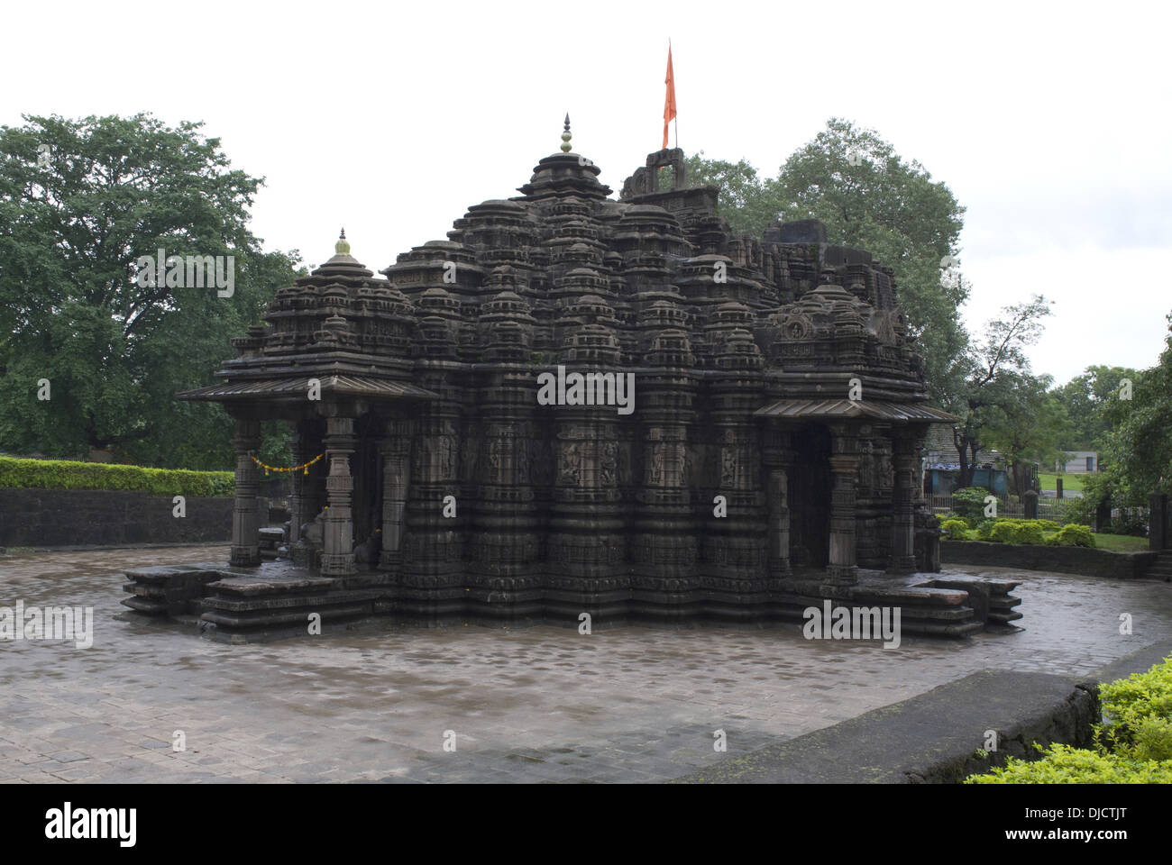 Amreshwar temple of Shiva, general-View from South-West. Ambarnath ...