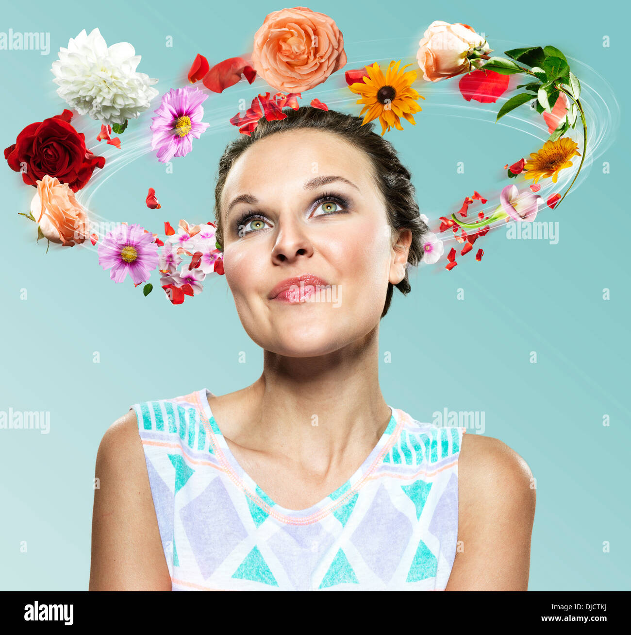 Composite flower head hi-res stock photography and images - Alamy