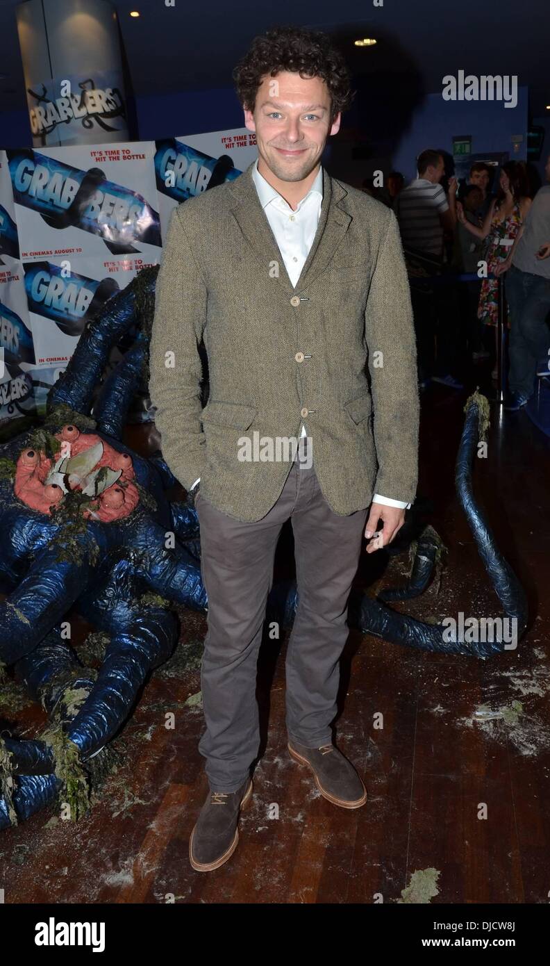 Richard Coyle attend the Dublin premiere of 'Grabbers' held at ...