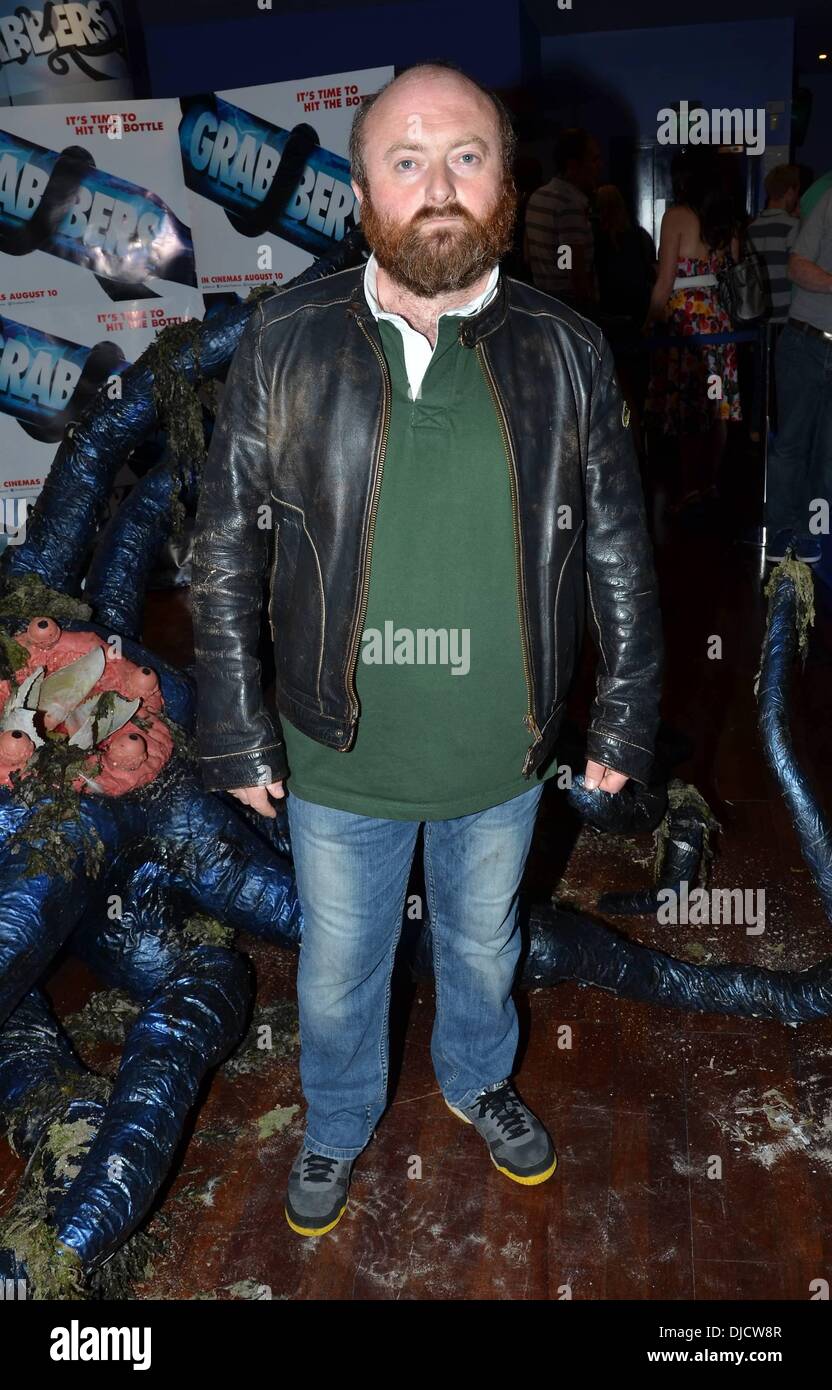 David Pearse attend the Dublin premiere of 'Grabbers' held at Cineworld ...
