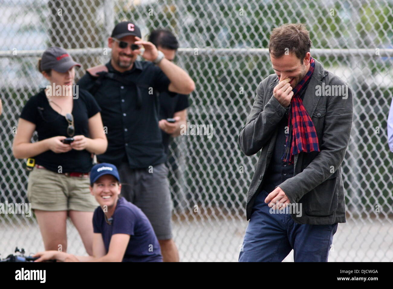 Jonny Lee Miller on the set of his new CBS television series ...