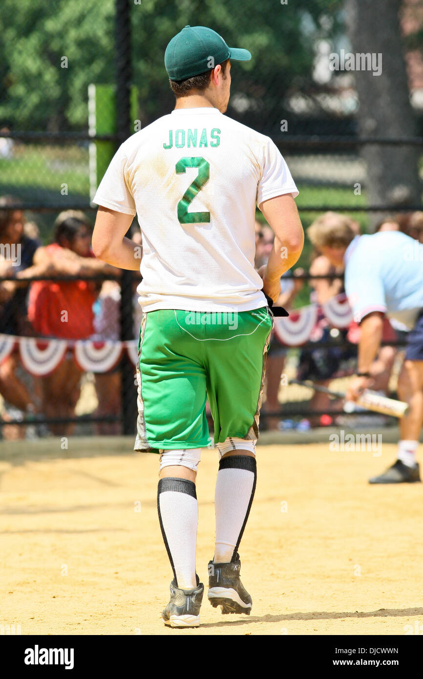 Nick Jonas Baseball Uniform