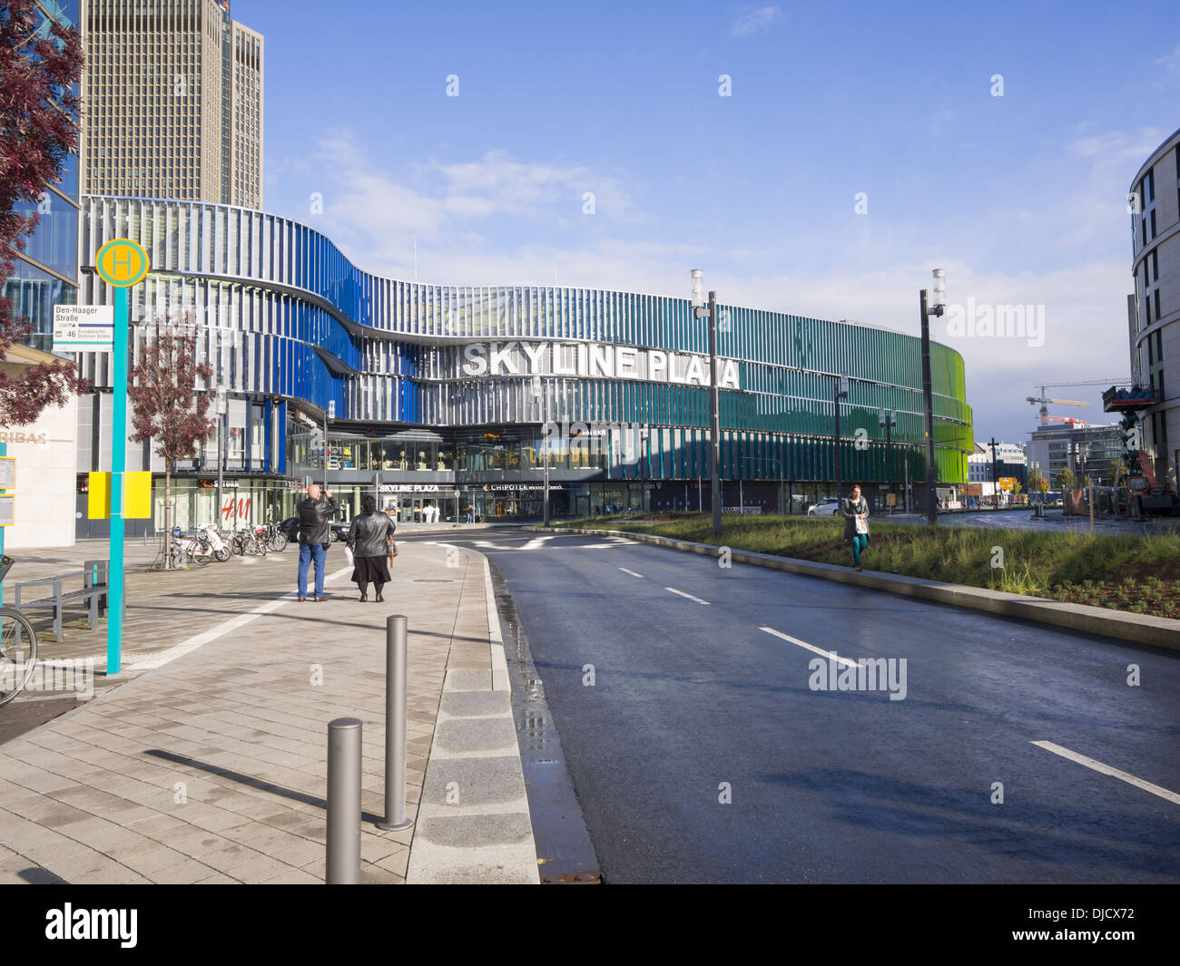 Germany, Hesse, Frankfurt, European Quarter, Skyline Plaza shopping ...