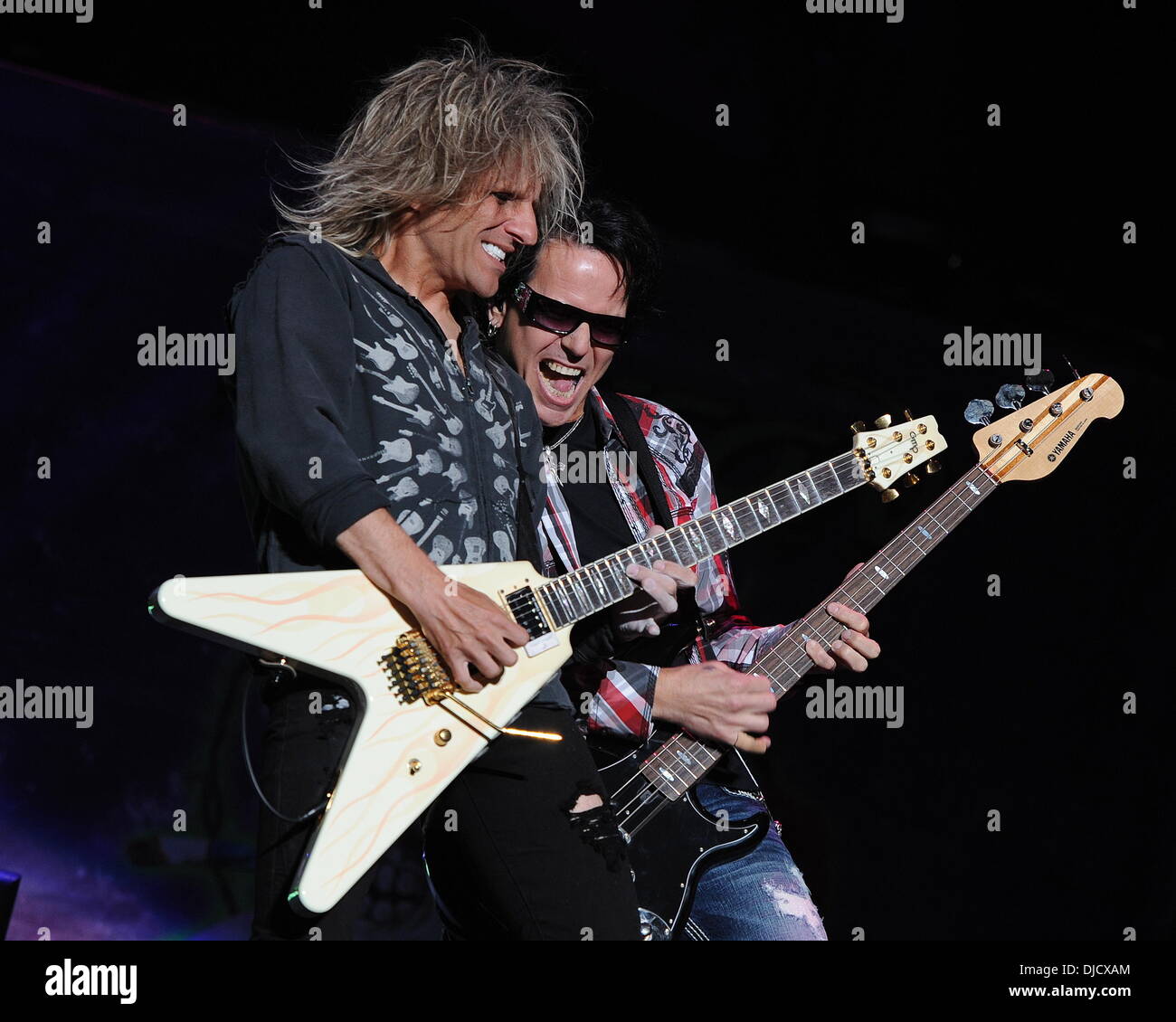 C.C. Deville and Bobby Dall Poison performs during the Rock of Ages ...