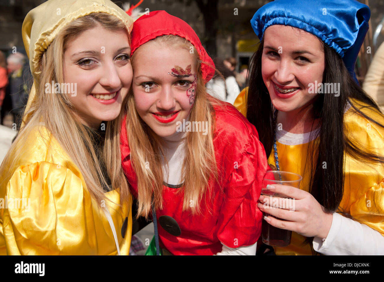 Europe, Croatia, Kvarner region, Rijeka, Carnival Parade through the ...