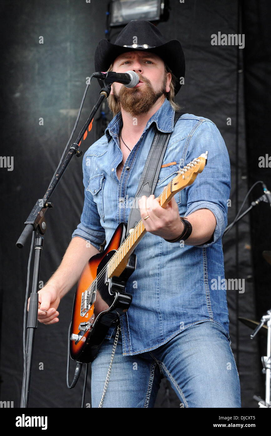 Jason McCoy performs at the 1st Annual 'Boots and Hearts Music Festival ...