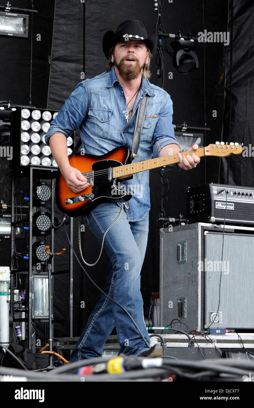 Jason McCoy performs at the 1st Annual 'Boots and Hearts Music Festival'. Bowmanville, Canada ...