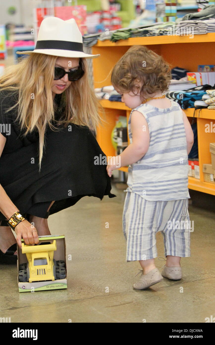 Rachel Zoe and son Skyler Berman seen shopping at Kitson For Kids on ...