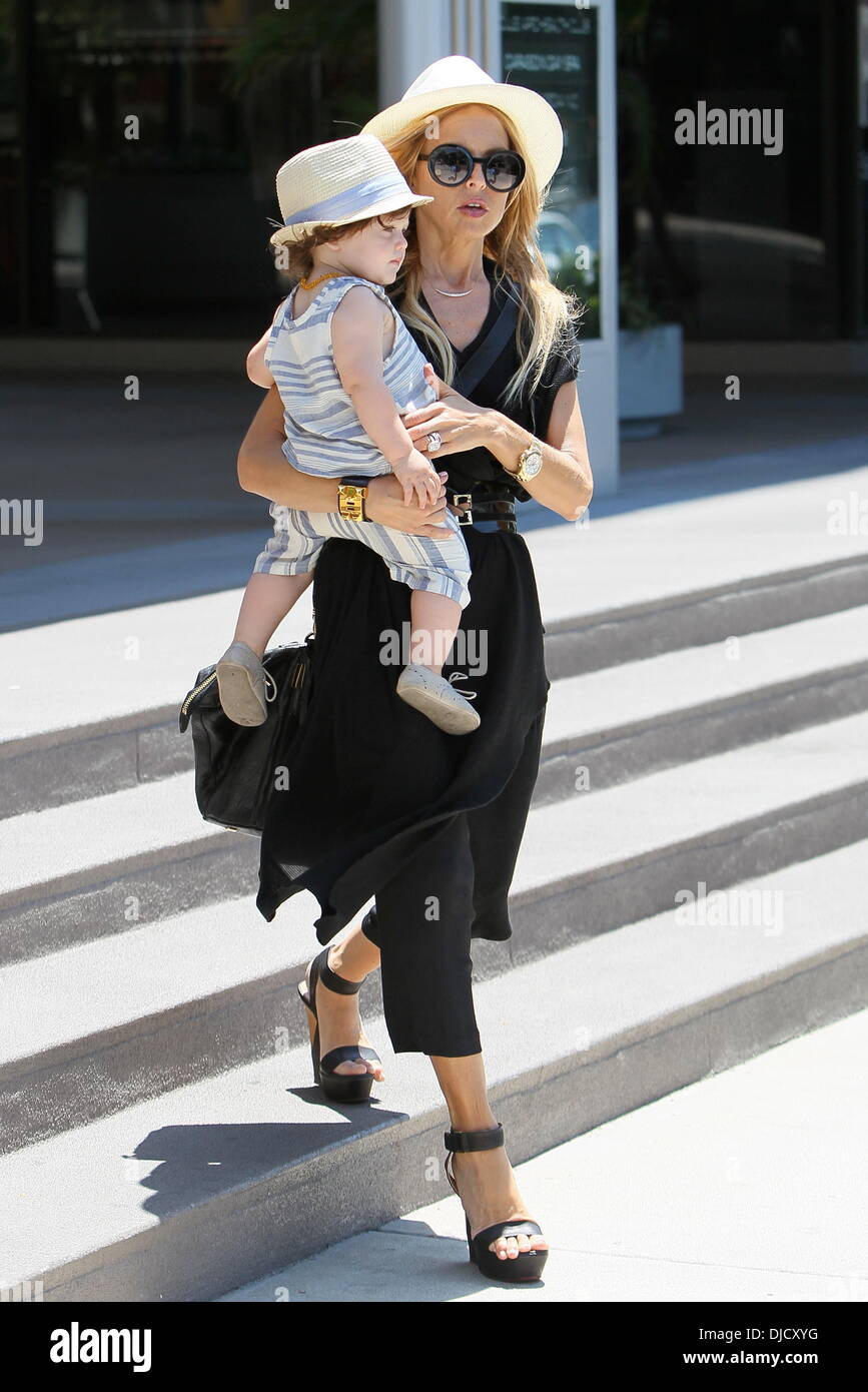 Rachel Zoe and son Skyler Berman seen shopping at Kitson For Kids on ...