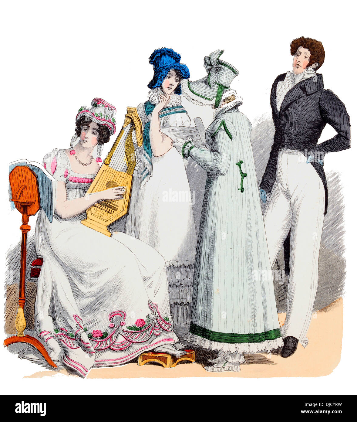 Period costume woman Cut Out Stock Images & Pictures - Alamy