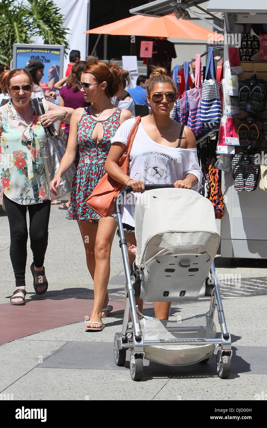 Anne Healy, Una Healy and Vanessa White Una Healy goes sightseeing with ...