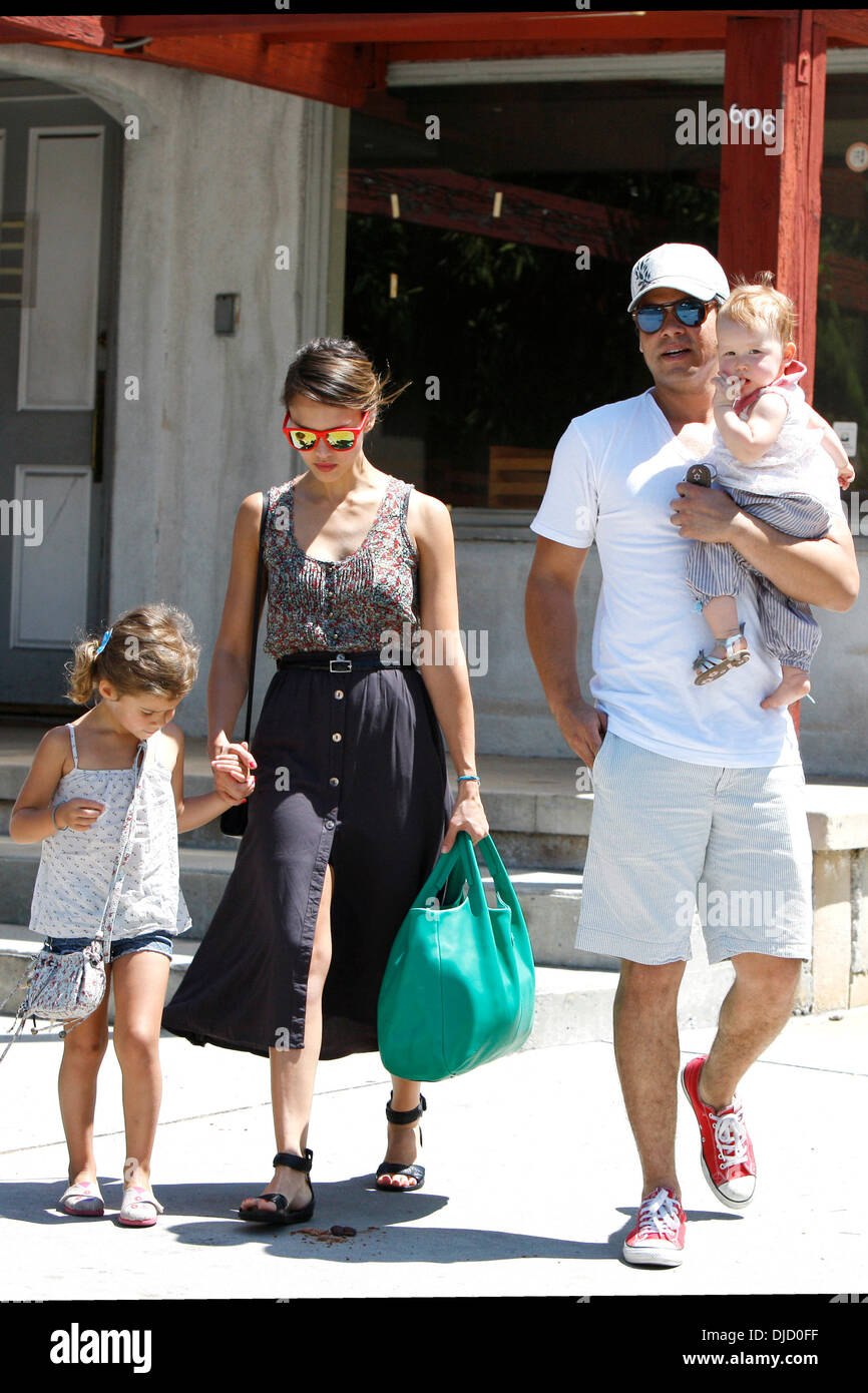 Jessica Alba, Cash Warren, Haven Garner Warren and Honor Marie Warren ...