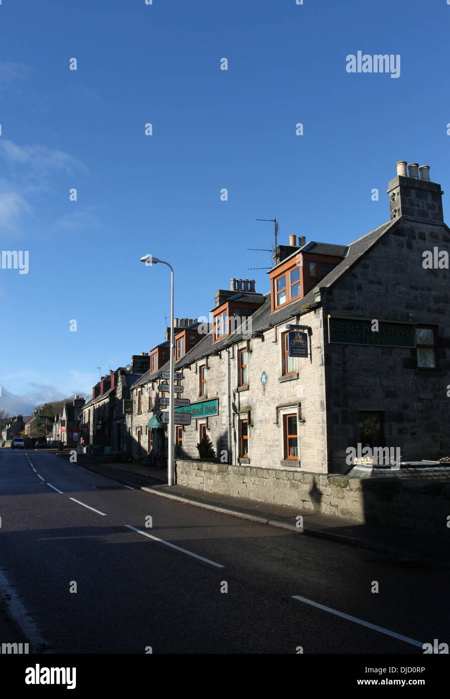 Brora street scene hi-res stock photography and images - Alamy